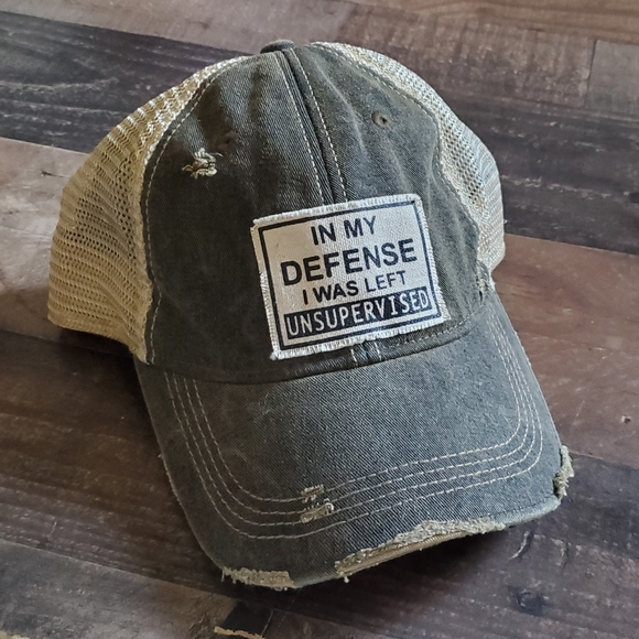 Headmost | Accessories | New Distressed Denim Mesh Trucker Cap With ...